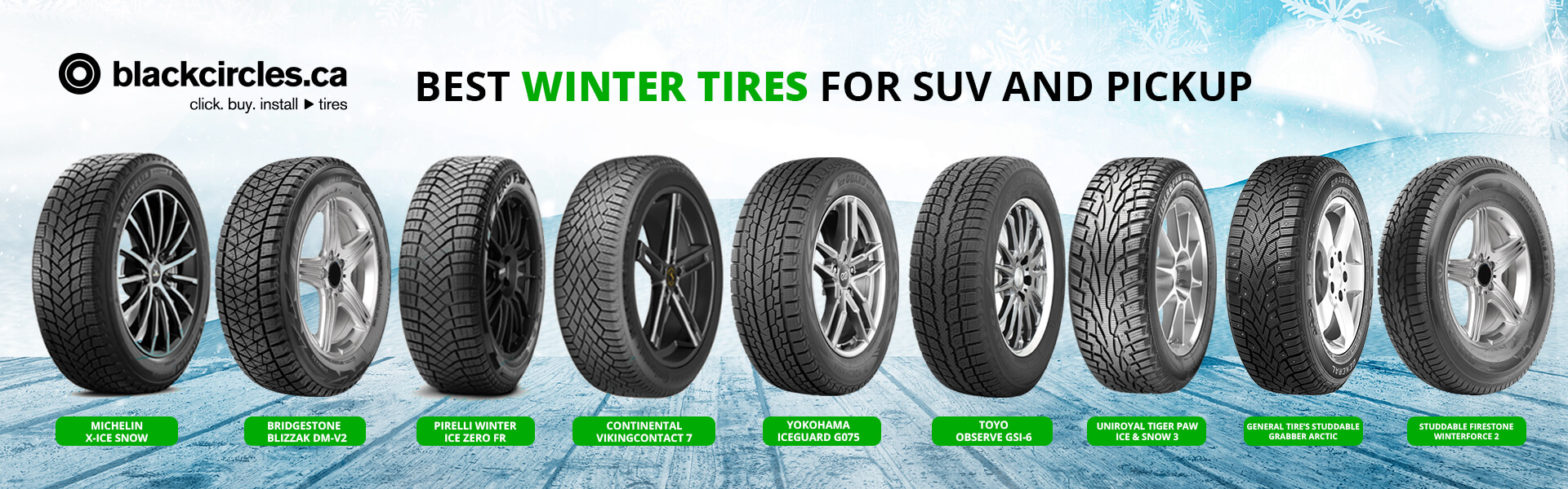 Best SUV Winter Tires 2023-2024 | SUV Snow Tires| Blackcircles.ca