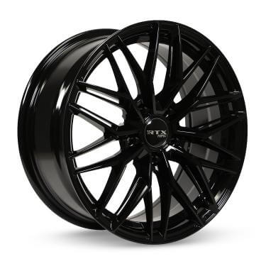 RTX SW20 Gloss Black Wheels | Blackcircles.ca