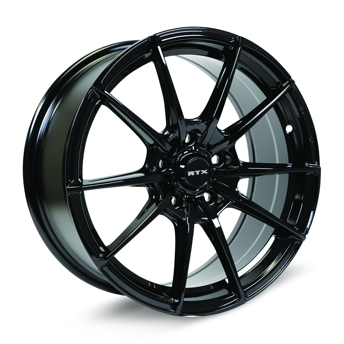 RTX SL01 Gloss Black Wheels | Blackcircles.ca