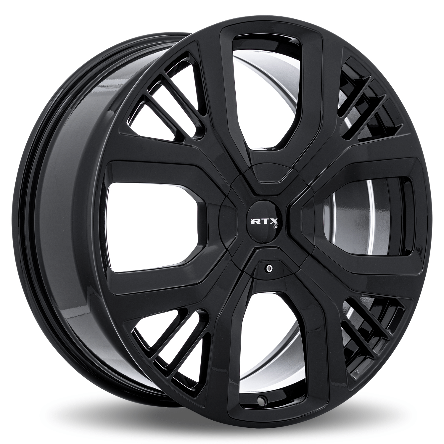 RTX PS01 Gloss Black Wheels | Blackcircles.ca