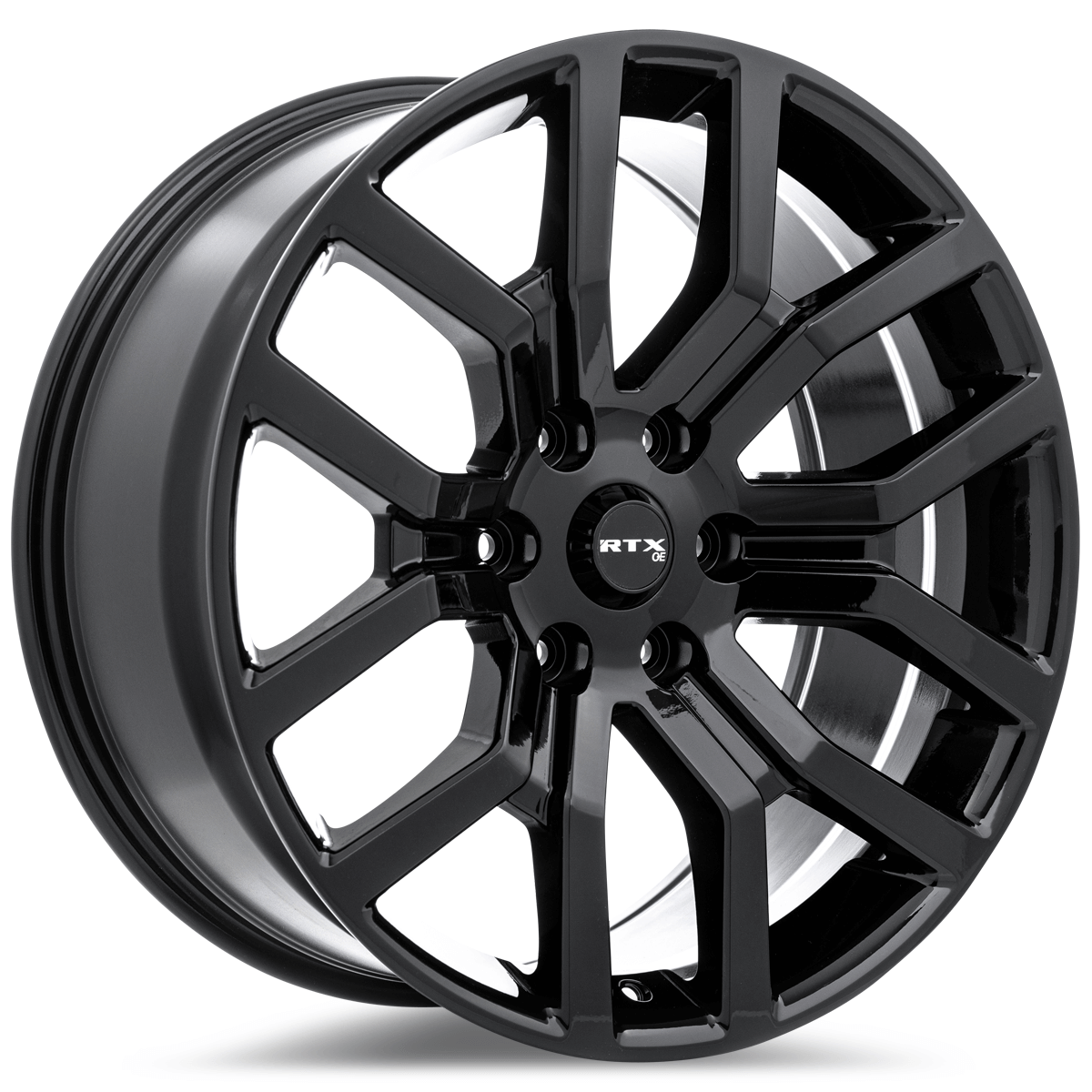 RTX FD01 Gloss Black Wheels | Blackcircles.ca