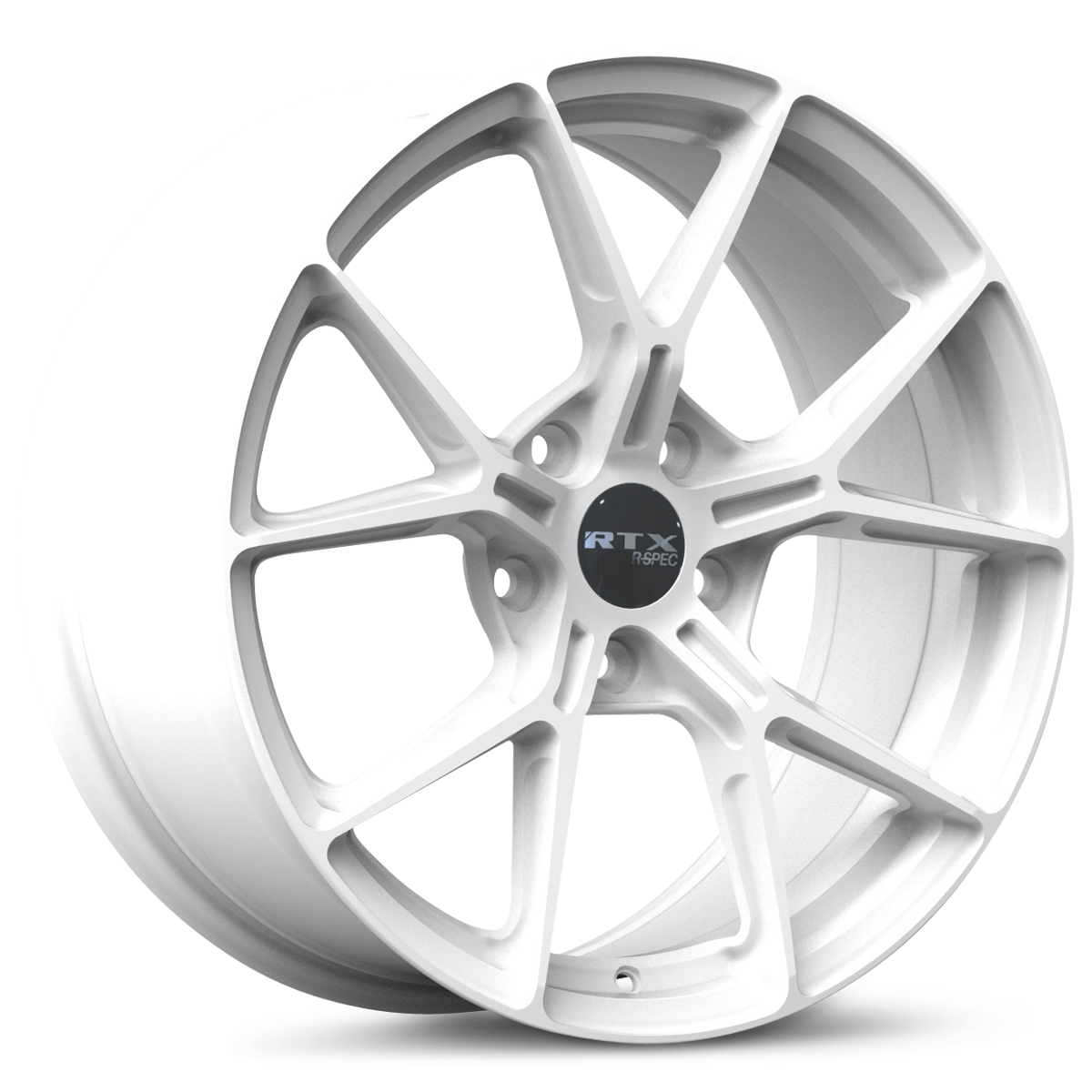 RTX RS01 Gloss White Wheels | Blackcircles.ca
