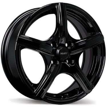 Fast Wheels Jet Gloss Black Wheels | Blackcircles.ca