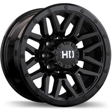 Fast HD Menace Gloss Black Wheels | Blackcircles.ca